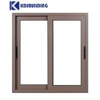China Aluminium Automatic Window Grills Design Pictures For Sliding Windows Opener Color Blue Glass for sale