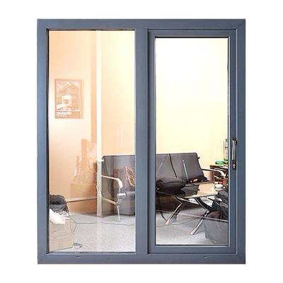 China KDSBuilding Sliding Window Exterior Glazed Double Pane Energy Saving Slide Cheap Aluminum Windows for sale