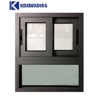 China KDSBuilding Sliding Window Exterior Glazed Double Pane Energy Saving Slide Cheap Aluminum Windows for sale