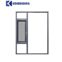 China KDSBuilding Section Thermal Broken Double Glass Aluminum Casement Window With Mosquito Mesh for sale