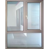 China Xiamen Anti Theft Double Glass Windows Thermal Break Brown Alloy Screen Casement Windows for sale