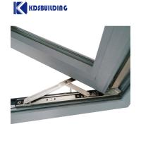 China Xiamen Anti Theft Double Glass Windows Thermal Break Brown Alloy Screen Casement Windows for sale