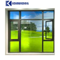 China Xiamen Hurricane Impact Double Tempered Glass Super House Aluminum Tilt And Turn Windows for sale