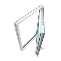 China KDSBuilding Energy Saving Hurricane Impact Proof Burglar Bars Aluminum Tilt And Turn Window for sale