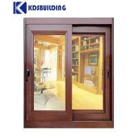 China KDSBuilding Simple Design Aluminum Double Glazed Frame  low Cost Glass Aluminum Sliding Window for sale