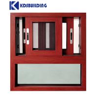 China KDSBuilding Storm Proof Windows Xiamen Manufacturer Aluminum casement  Windows With Security Grille for sale