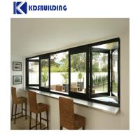 China KDSBuilding AS2047 Soundproof Heat Insulated Bi-folding Fold Up Huge Aluminum Glass Windows for sale