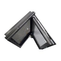 China Veranda Custom Made 3 Or 4 Ft Patio Resistance Grill Design Windows And Aluminum Casement Door for sale