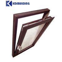 China KDSBuilding Brake Bridge profile Vertical Sliding Champagne Colour Aluminum Turn And Tilt Window for sale