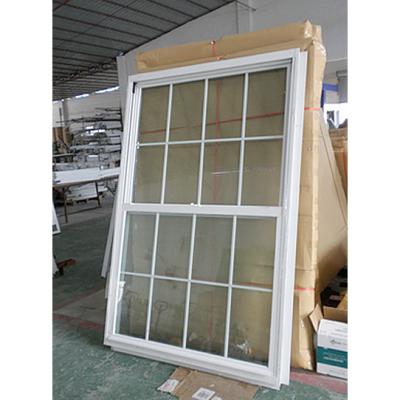 China KDSBuilding New Design Aluminium Double Glazed Sash Single Hung Vertical Sliding Window With Electric Window Film for sale