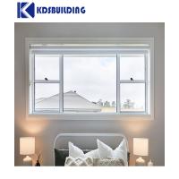 China KDSBuilding New Design Aluminium Double Glazed Sash Single Hung Vertical Sliding Window With Electric Window Film for sale