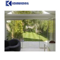 China Best-selling China Manufacture Double Glass Hurricane Impact Bifold Frameless Window For Balcony for sale