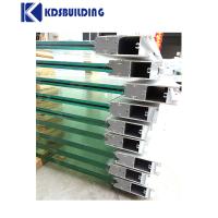China KDSBuilding Clear Low-E Double Tempered Glass  Hurricane Impact Soundproof  Bifold  Frameless Window for sale