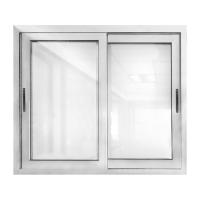 China NFRC Waterproof Fireproof Solid Aluminum Slide Windows European Style Manufacture For Balcony for sale
