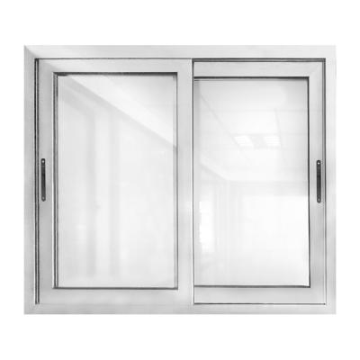China NFRC Waterproof Fireproof Solid Aluminum Slide Windows European Style Manufacture For Balcony for sale