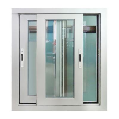 China Top Quality KDSBuilding Double Glazed Aluminium Sliding Window With Wheels And Slim Frame Thickness for sale