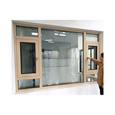 China AS2047 Australia Standard Double Glass Windows Price Aluminum Casement Window Burglar For Security for sale