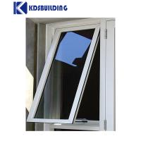 China 3 Panel Aluminum Ventilation Glass Awning Top Hung Roof Window for sale