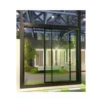 China Double Glazed Window Grills Design Pictures For Sliding Windows Color Blue Glass For Balcony for sale