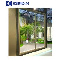 China Double Glazed Window Grills Design Pictures For Sliding Windows Color Blue Glass For Balcony for sale