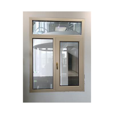 China Hurricane Impact Crank Out Casement Aluminium Window Extrusions With Mosquito Mesh  For Home Design for sale