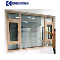 China Hurricane Impact Crank Out Casement Aluminium Window Extrusions With Mosquito Mesh  For Home Design for sale
