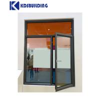 China Modern Design Thermal Break Design 2 Panels Aluminium Alloy Double Glaze 3x4 Casement Window for sale