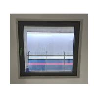 China Small Awning Storm Bathroom Full Opening Aluminum Ventilation Glass Top Hung Window Roof Window for sale
