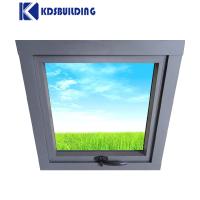 China Small Awning Storm Bathroom Full Opening Aluminum Ventilation Glass Top Hung Window Roof Window for sale