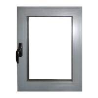 China KDSBuilding Aluminum Temper Glass Triple Glaze Storm Lock Handle Casement Swing Aluminum Windows With Thermal Break for sale