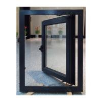 China Kdsbuilding Narrow Frame Hurricane Casement Aluminum With Double Glaze  And Grill Design Window For Home for sale