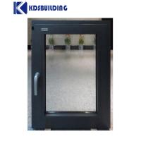 China Kdsbuilding Narrow Frame Hurricane Casement Aluminum With Double Glaze  And Grill Design Window For Home for sale