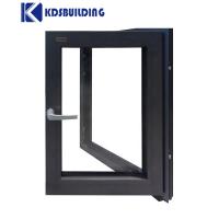 China Kdsbuilding Narrow Frame Hurricane Casement Aluminum With Double Glaze  And Grill Design Window For Home for sale