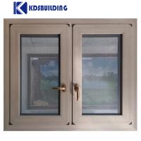 China KDSBuilding Aluminum Standard Double Glazed Swing Impact Soundproof And Energy Efficient Casement Window for sale