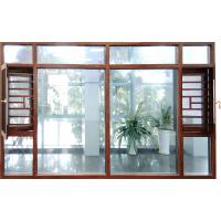 China High Quality Hurricane Impact Tempered Double Glazed Aluminum Casement Door And Window For Balcony for sale