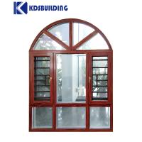 China High Quality Hurricane Impact Tempered Double Glazed Aluminum Casement Door And Window For Balcony for sale