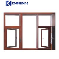 China High Quality Hurricane Impact Tempered Double Glazed Aluminum Casement Door And Window For Balcony for sale