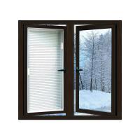 China Interior Aluminum Triple Glaze Storm Proof Security Casement Bathroom Ventilation Window Materials for sale