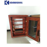 China KDSBuilding Storm Protection And Sound Proof  Small Aluminium Window With Horizontal Grid And Alloy Frame for sale
