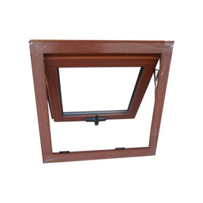 China Customized Double Tempered Glass Aluminum Awning Window With Top Fixed As 2047 Certificate For Sale for sale