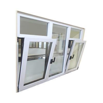 China KDSBuilding aluminum villa anti theft customized double glass tilt and turn sound proof window for residential windows for sale