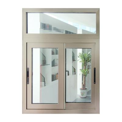 China KDSBuilding Thermal Brake  Aluminum Sliding Window  Wheels  Hurricane Impact Alloy Windows In Modern Style for sale
