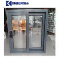 China KDSBuilding Thermal Brake  Aluminum Sliding Window  Wheels  Hurricane Impact Alloy Windows In Modern Style for sale