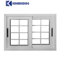 China KDSBuilding Hot Sale For Projects Sliding Window For Department And Commercial Buildings With Vertical And Horizontal Grid for sale