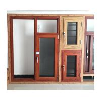 China KDSBuilding Big Size Double Glaze Chain Winder Wooden Colour Windows And  Aluminum Doors With Alloy windows catalogue for sale