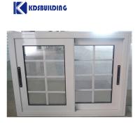 China KDSBuilding Modern Design Arch Half Round Anti Theft Hurricane Impact  Horizontal  Slide Window With Grill for sale