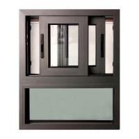 China KDSBuilding Fascinating Small Size Doors And Aluminum Profile Sliding Glass Office Reception Windows for sale
