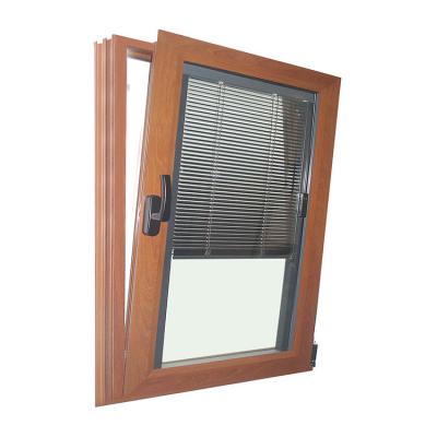 China Hurricane Impact Aluminum Thermal Break Triple Glaze Turn And Tilt Window With Mosquito Net for sale