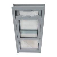 China Customized America Style Vertical Soundproof Sliding Aluminum Single And Double Hung Windows for sale