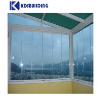 China Modern Design Customized Color Folding Aluminum Glass Bifold Accordion Folding Window For Villa for sale